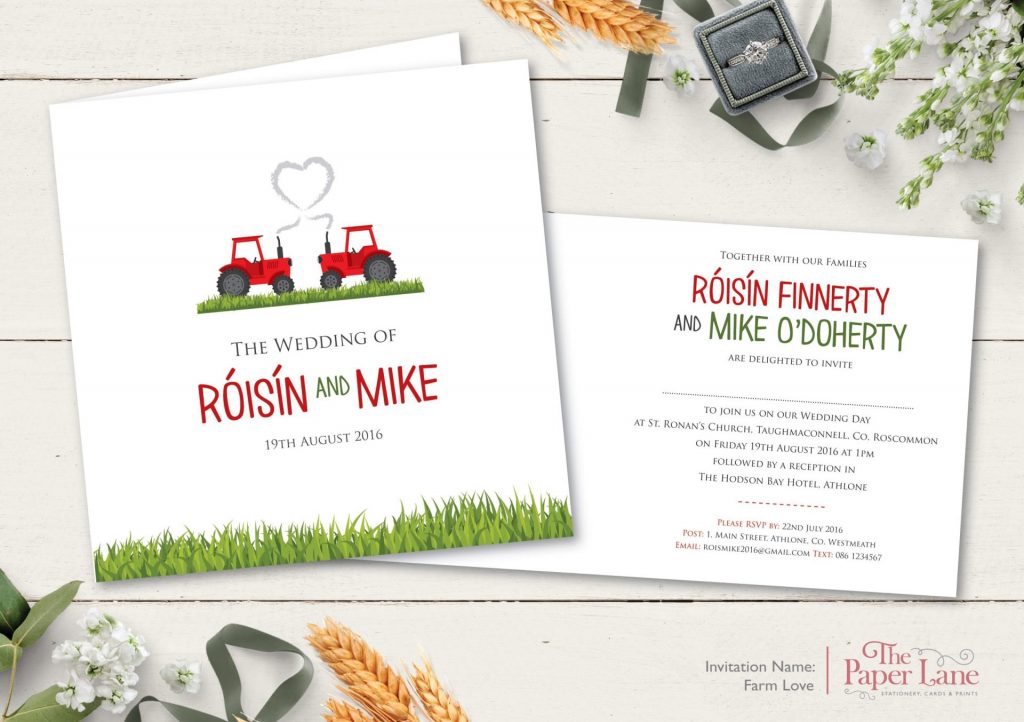 Farm Love Invitation - The Paper Lane