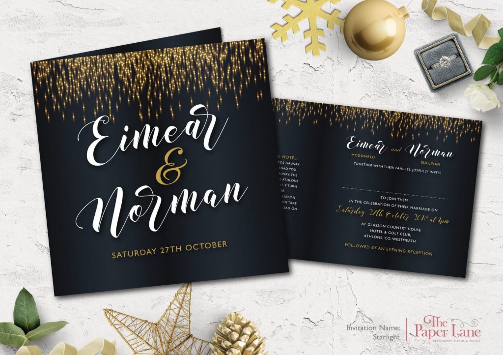 Starlight Invitation - The Paper Lane