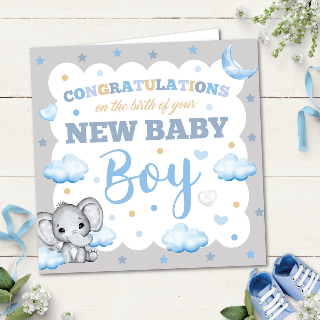 New Baby Boy Greeting Card - The Paper Lane