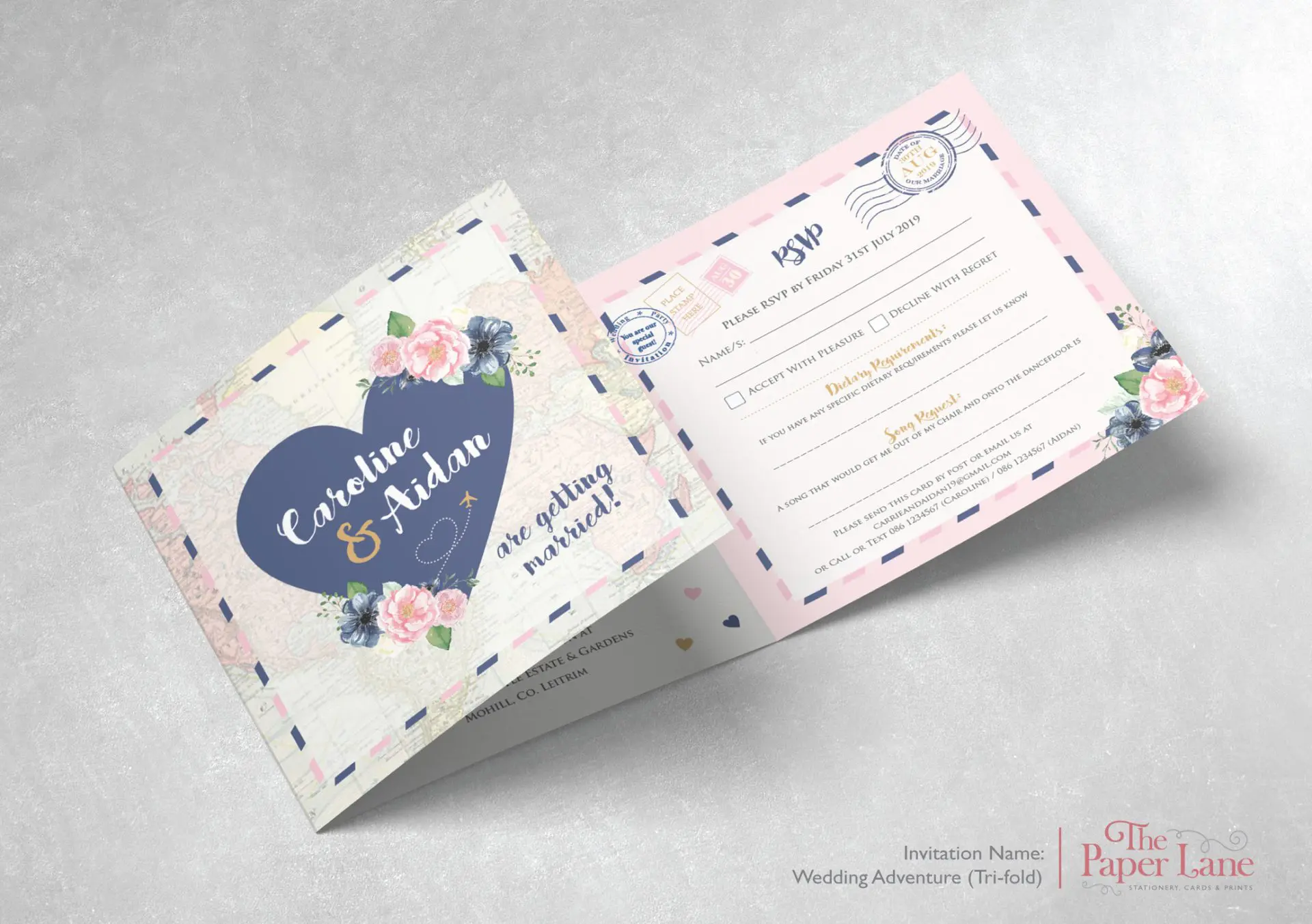 1 Fold Wedding Invitations Classy Black And Red Folded Wedding